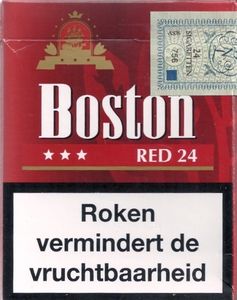 Cigarette Pack: Boston Red (Netherlands) Col:NL-CT-0001