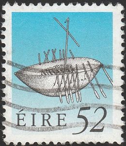 Stamp: Broighter Boat (1st Century BC) - type A (Ireland(Irish Heritage ...