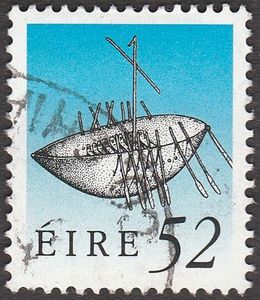 Stamp: Broighter Boat (1st Century BC) - type B (Ireland(Irish Heritage ...