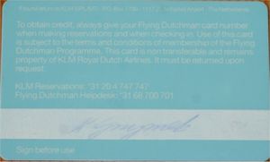 Functional Card: KLM - Blue Wing (Airlines, Netherlands(KLM) Col:NL-KLM ...