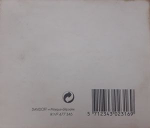 Cigarette Pack: Davidoff Mini Cigarillos (Denmark) Col:DK-CG-0001