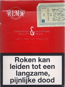 Paquete de Cigarrillos: L&M Red Label (Países BajosCol:NL-CT-0046