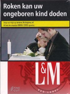 Paquete de Cigarrillos: L&M Red Label (Países BajosCol:NL-CT-0054