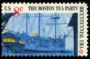 Stamp: British Three-master (United States of America(American ...