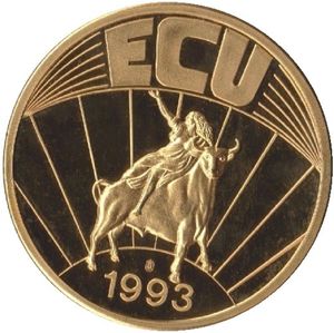 Coin: 1 Ecu (Portugal) (ECU (European Currency Unit)) Unu:x38