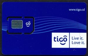 Phonecard: Tigo Standard SIM (Mobile Congo DRC, Congo, Democratic ...
