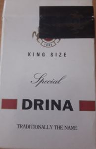 Cigarette Pack: Drina Special (Bosnia and HerzegovinaCol:BA-CT-0001