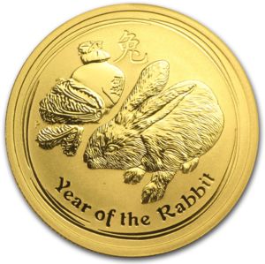 Coin: 50 Dollars (Year of the Rabbit) (Australia(2008~2019 - Gold Lunar ...