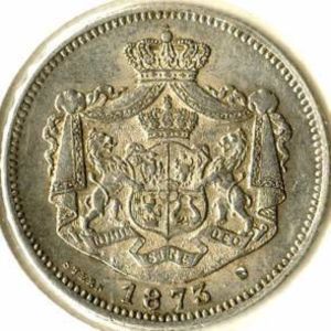 Coin: 1 Leu (Romania) (1861~1881 - Principality) WCC:km10
