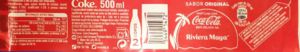 Drink Label: Coca-Cola "Riviera Maya" (Coca-Cola European Partners ...