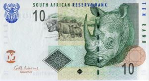 Banknote: 10 Rand (South Africa(2005-2010 Issue) Wor:P-128b