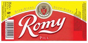 Drink Label: Romy Pils (Brouwerij Roman, BelgiumCol:BE-BEER-014508