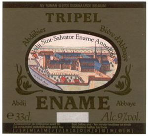 Drink Label: Ename Tripel (Brouwerij Roman, BelgiumCol:BE-BEER-014580