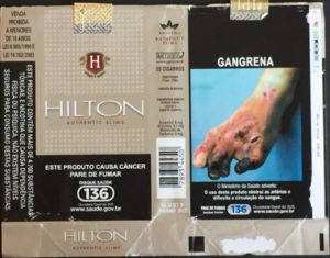 Cigarette Pack: Hilton Authentic Slims (BrazilCol:BR-CT-0024