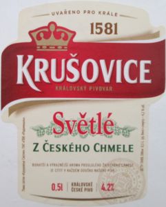 Drink Label: Krusovice Svetle (PAT PBK Radomyshl', UkraineCol:UA-BEER ...