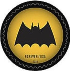 Stamp: Golden Age Bat Signal (United States of America) (Batman 75th ...
