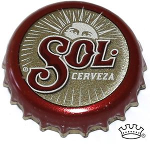 Bottle Cap: Sol (Cerveceria Moctezuma Cuauhtémoc S.A. de C.V, MexicoCol ...