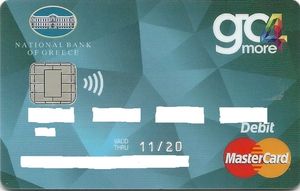 Bank Card: Go 4 more (07/15) (National Bank of Greece, GreeceCol:GR-MC ...