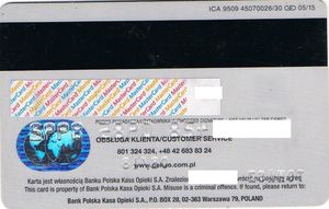 Bank Card: Mastercard (Bank Polska Kasa Opieki SA/Bank Pekao SA ...
