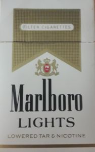 Cigarette Pack: Marlboro Lights (United States of AmericaCol:US-CT-0072