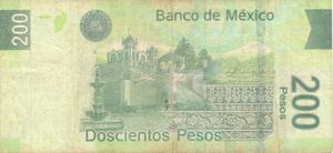 Banknote: 200 Pesos (Mexico(2004-2022 Issue) Wor:P-125f.1