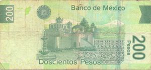 Banknote: 200 Pesos (Mexico) (2004-2017 Issue) Wor:P-125w