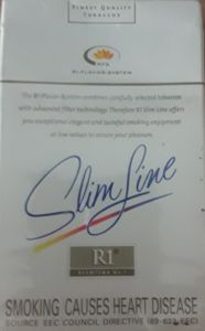 Cigarette Pack: R1 Slim Line (Germany, Federal RepublicCol:DE-CT-0020