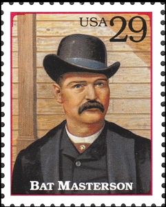 Stamp: Bat Masterson (1853-1921) (United States of America(Legends of ...