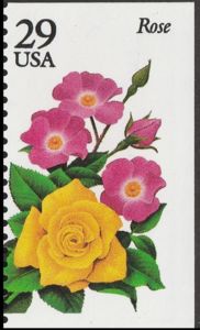Stamp: Rose (United States of America(Garden Flowers) Mi:US 2454,Sn:US ...