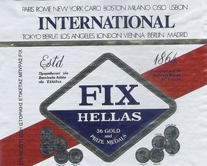 Drink Label: Fix Hellas (Olympic Brewery S.A., GreeceCol:GR-BEER-000180 🏷️