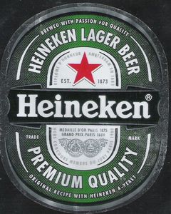 Drink Label: Heineken, Premium Quality (Athenian Brewery S.A ...