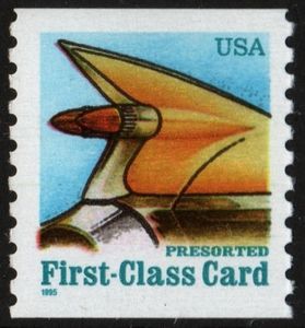 Stamp: Auto Tail Fin - Presorted First-Class Card (United States of ...