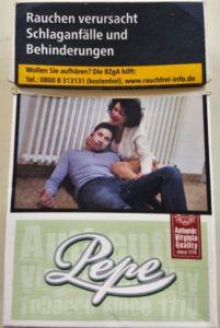 Cigarette Pack: Pepe (Germany, Federal RepublicCol:DE-CT-0023