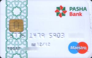 Bank Card: Pasha Bank, Maestro (Pasha Bank, AzerbaijanCol:AZ-MS-0002