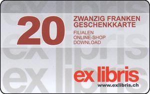 Gift Card: Logo Ex Libris (Ex Libris, Switzerland) (Ex Libris) Col:CH ...