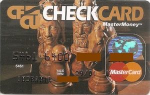 Bank Card: Check Card (CFCU, United States of AmericaCol:US-MC-0178