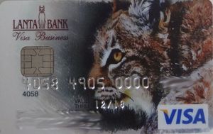 Bank Card: Lanta Bank Visa. Lynx (Lanta Bank, RussiaCol:RU-VI-1066.01