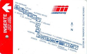 Transport Ticket: Plano de ruta - Route map (Sistema de Transporte ...