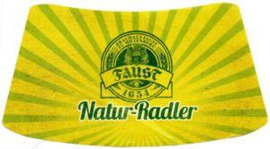 Drink Label: Faust Radler (Brauerei Faust OHG, Germany, Federal ...