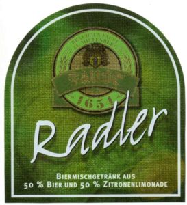 Drink Label: Faust Radler (Brauerei Faust OHG, Germany, Federal ...
