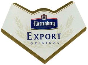 Flaschenetikett: Furstenberg Export (Fürstlich Fürstenbergische Brauerei GmbH & Co KG ...