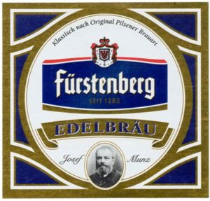 Drink Label: Furstenberg Edelbrau (Fürstlich Fürstenbergische Brauerei ...