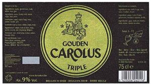 Drink Label: Gouden Carolus Triple (Brouwerij Het Anker, BelgiumCol:BE ...