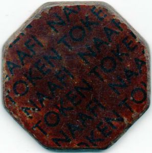 Token: NAAFI token (United Kingdom of Great Britain & Northern Ireland ...