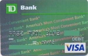 Bank Card: TD Bank (TD Bank, United States of AmericaCol:US-VI-0334