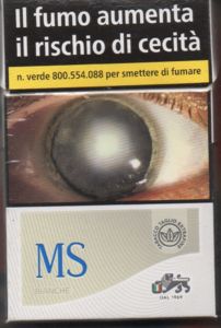 Cigarette Pack: MS Bianche (Italy(MS Bianche) Col:IT-CT-0025 🚬