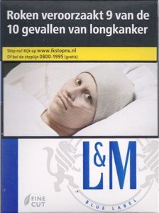 Cigarette Pack: L&M Blue Label (NetherlandsCol:NL-CT-0066
