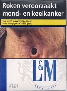 Cigarette Pack: L&M Blue Label (NetherlandsCol:NL-CT-0067