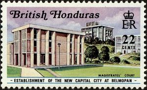Stamp: Magistrates' Court (British Honduras(Establishment of New ...