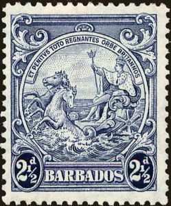 Stamp: Seal of the Colony - Medium Format (Barbados(Seal of the Colony ...